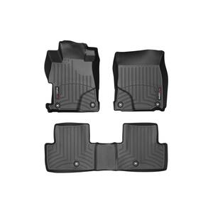 Weathertech Black Plain Direct-Fit Floor Mat Set