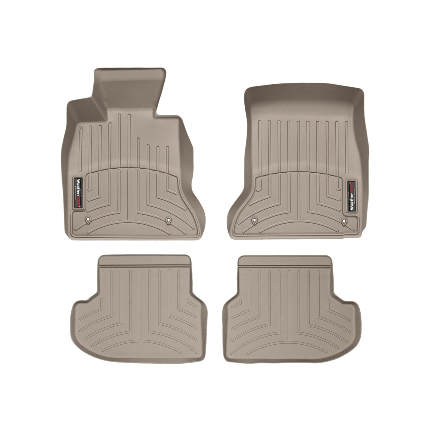 Weathertech Tan Plain Direct-Fit Floor Mat Set