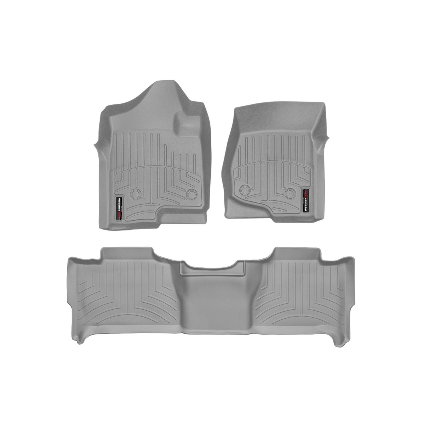 Weathertech Gray Plain Direct-Fit Floor Mat Set