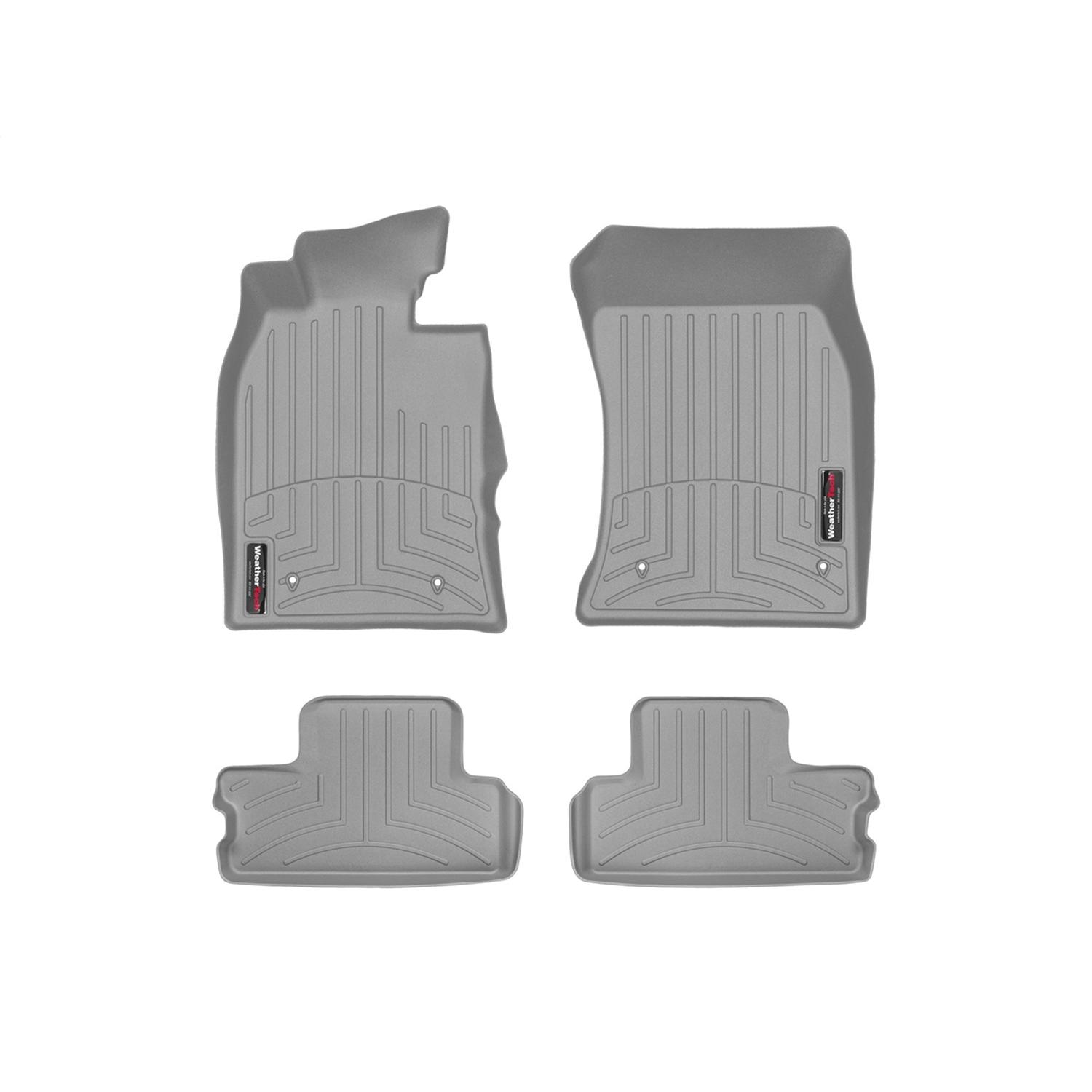 Weathertech Gray Plain Direct-Fit Floor Mat Set