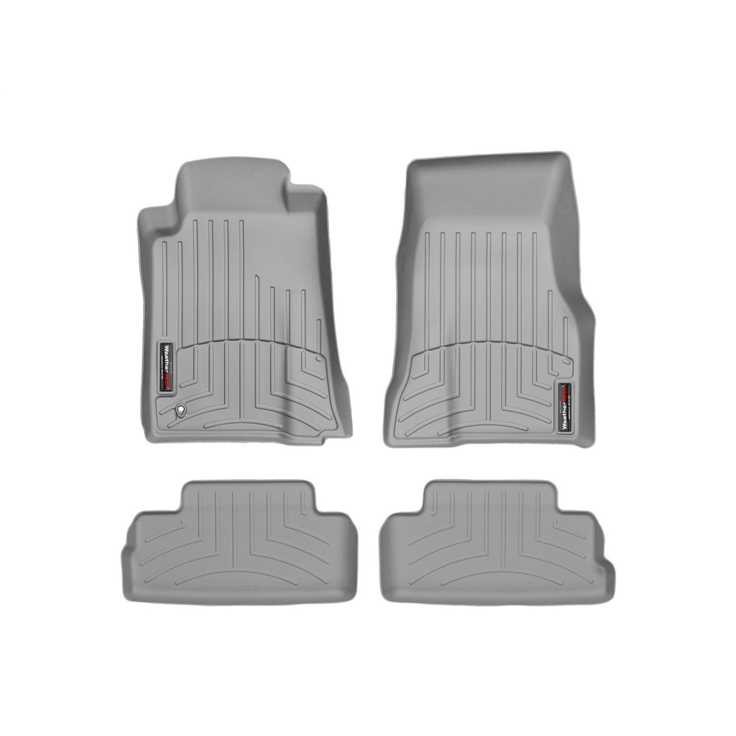 Weathertech Gray Plain Direct-Fit Floor Mat Set