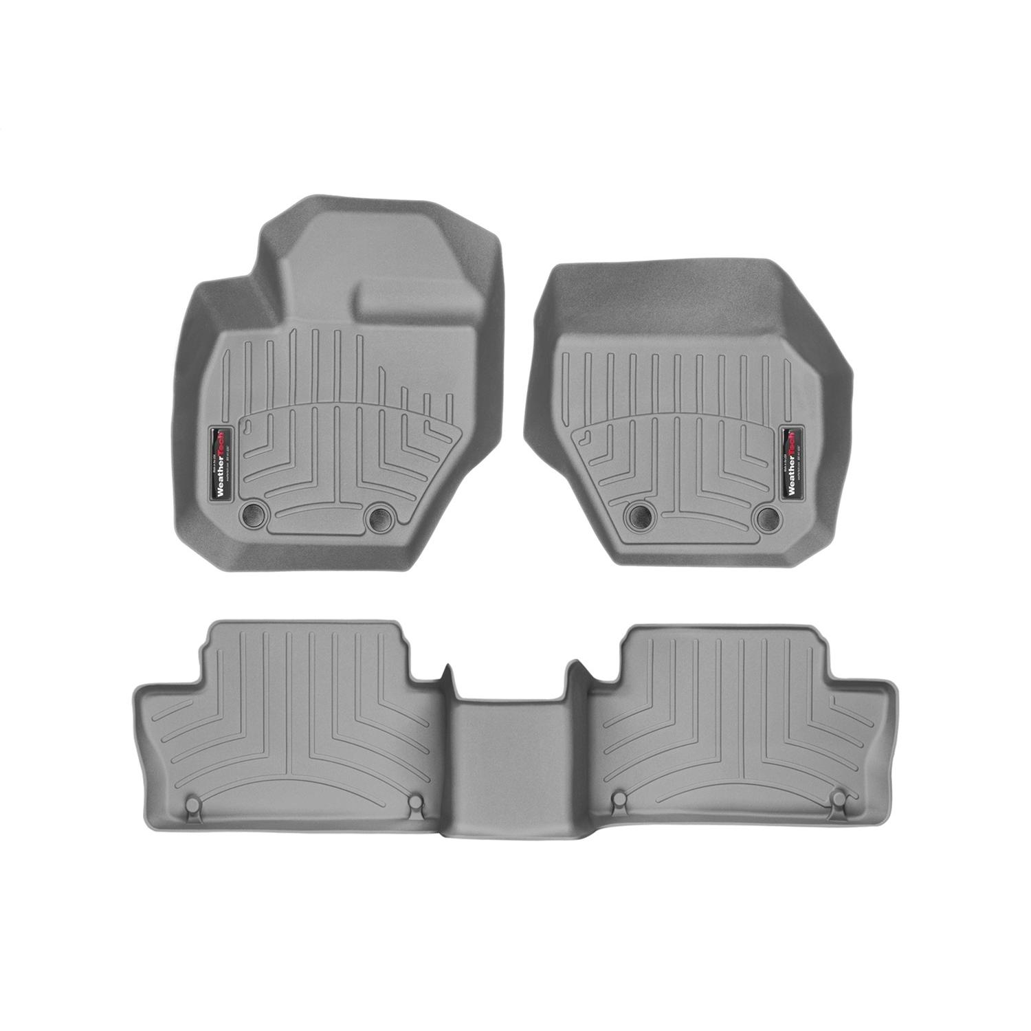 Weathertech Gray Plain Direct-Fit Floor Mat Set