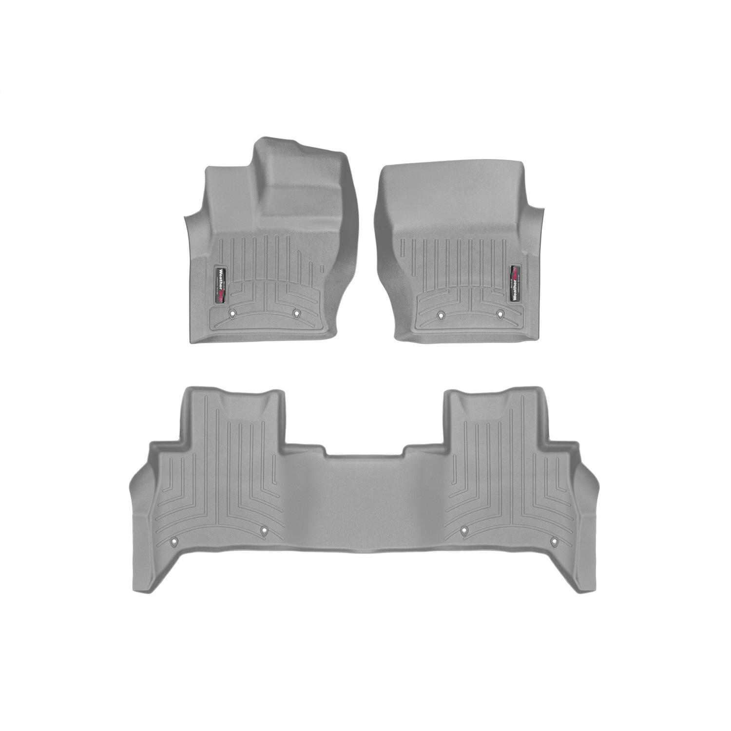 Weathertech Gray Plain Direct-Fit Floor Mat Set