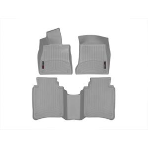 Weathertech Gray Plain Direct-Fit Floor Mat Set
