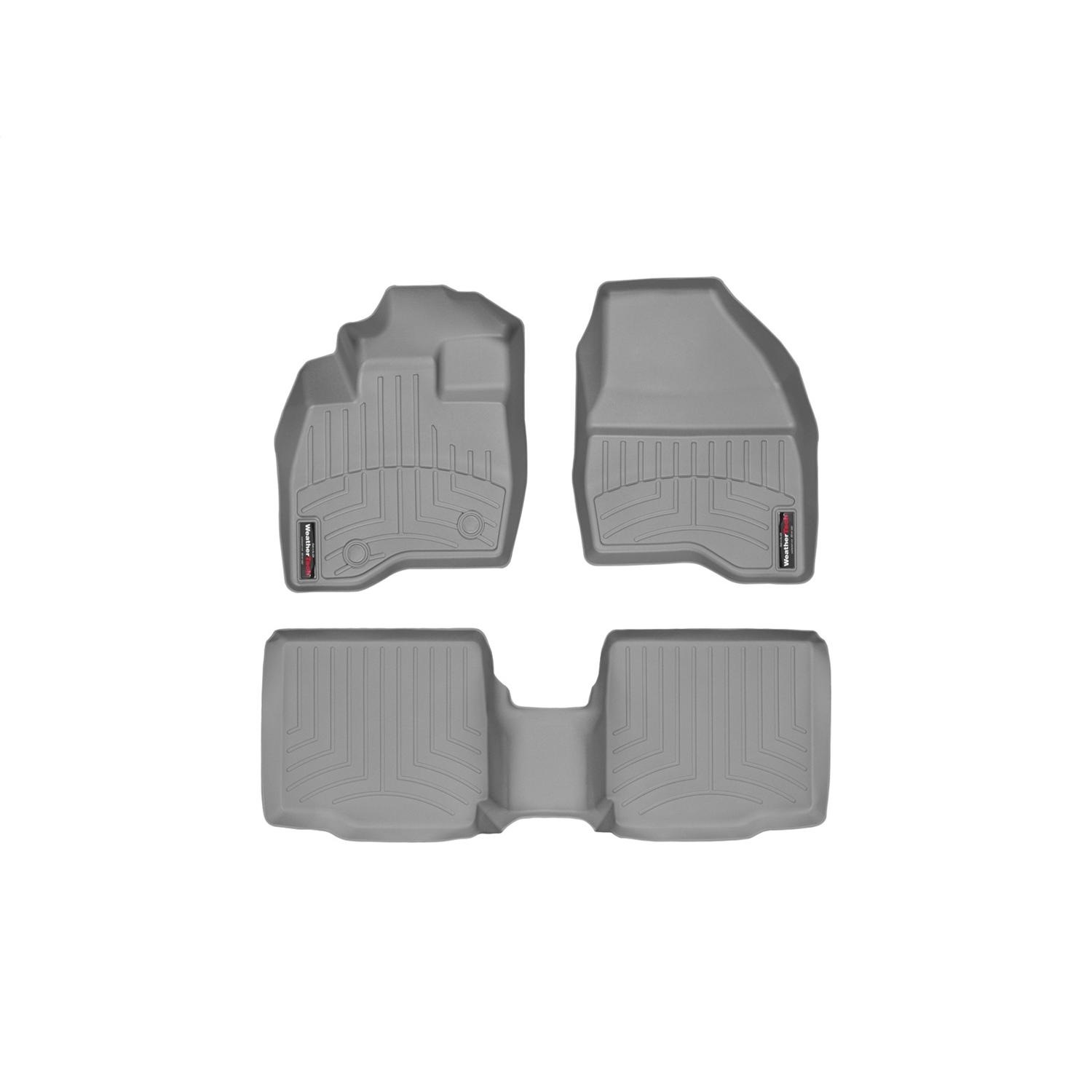 Weathertech Gray Plain Direct-Fit Floor Mat Set