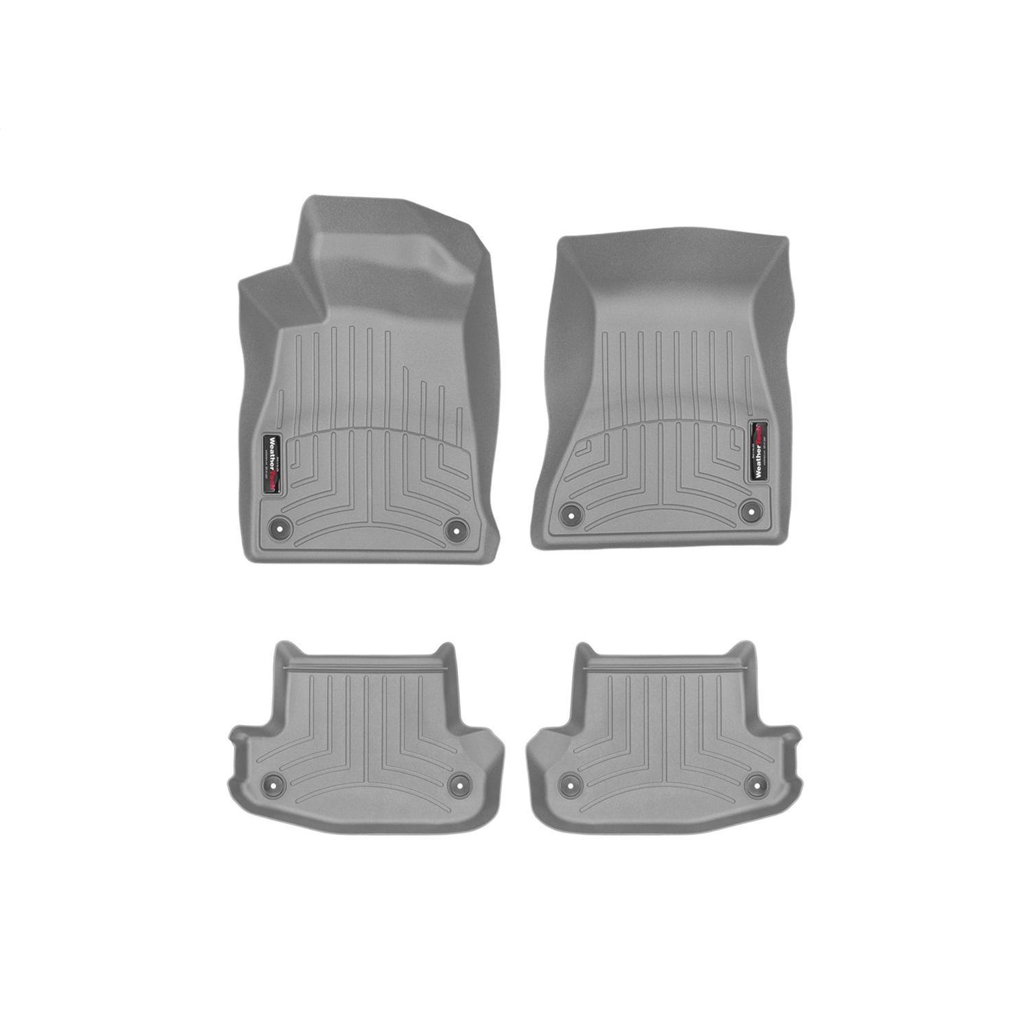 Weathertech Gray Plain Direct-Fit Floor Mat Set