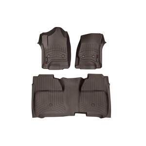 Weathertech FloorLiner DigitalFit Cocoa Front and Rear Floor Mat Set ...