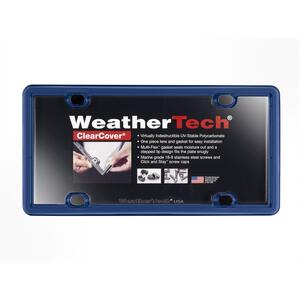 Weathertech Navy Blue License Plate Cover