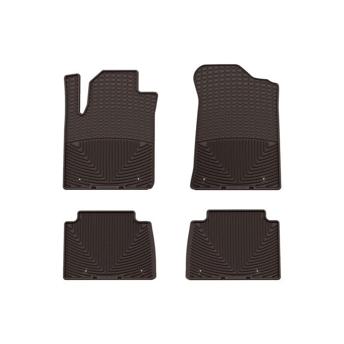 Weathertech Cocoa Plain Direct-Fit Floor Mat Set