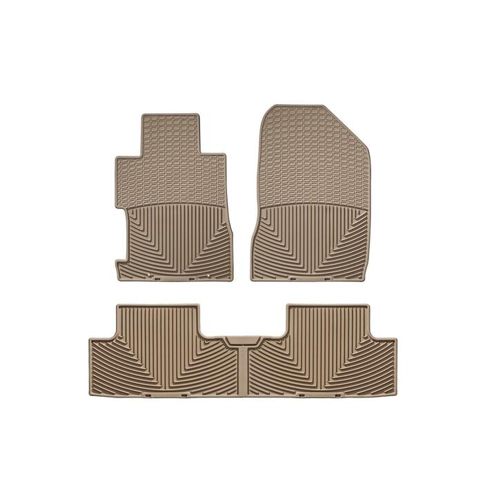 Weathertech Tan Plain Direct-Fit Floor Mat Set