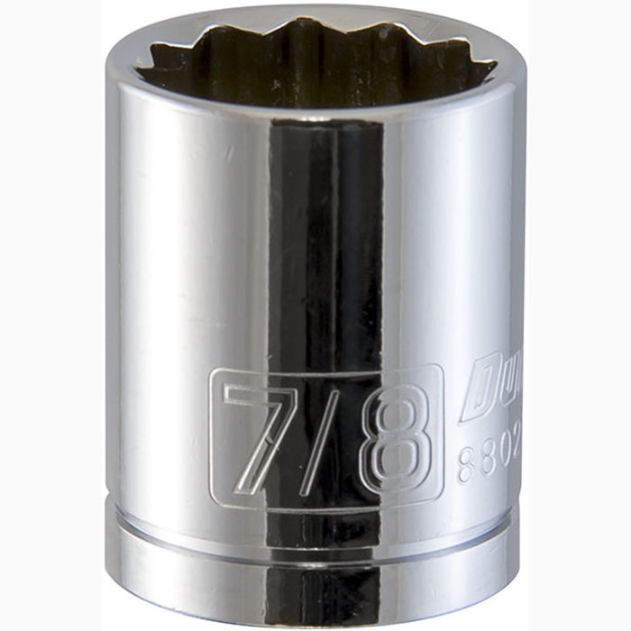 Duralast Dado de 12 Puntas de 7/8 pulgadas con Entrada de 1/2 pulgadas