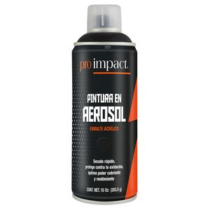 Pro Impact Pintura Acrilica Color Negro Lustroso 10 oz