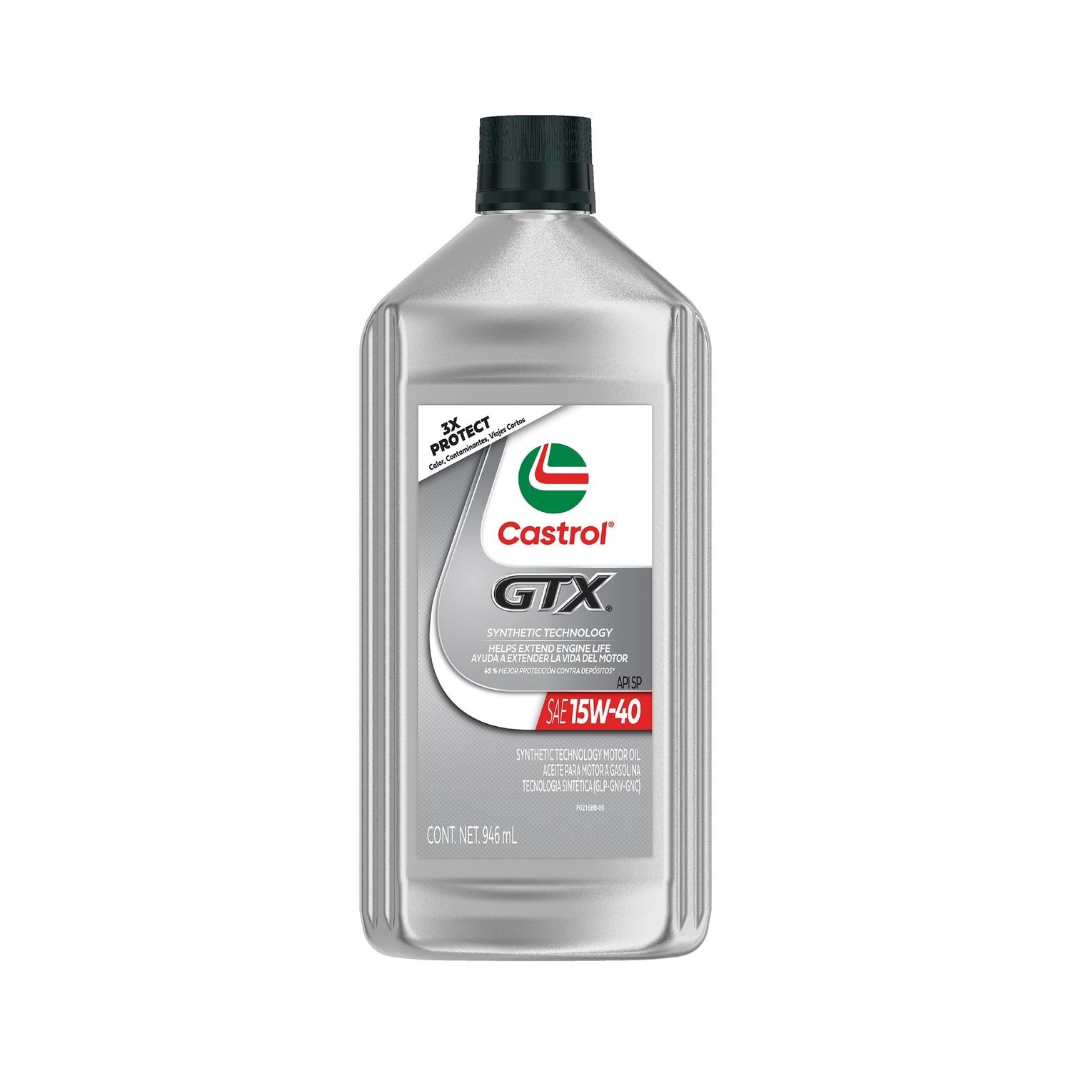 Castrol Multi Multigrado 15W-40 Aceite de Motor 1 Cuarto