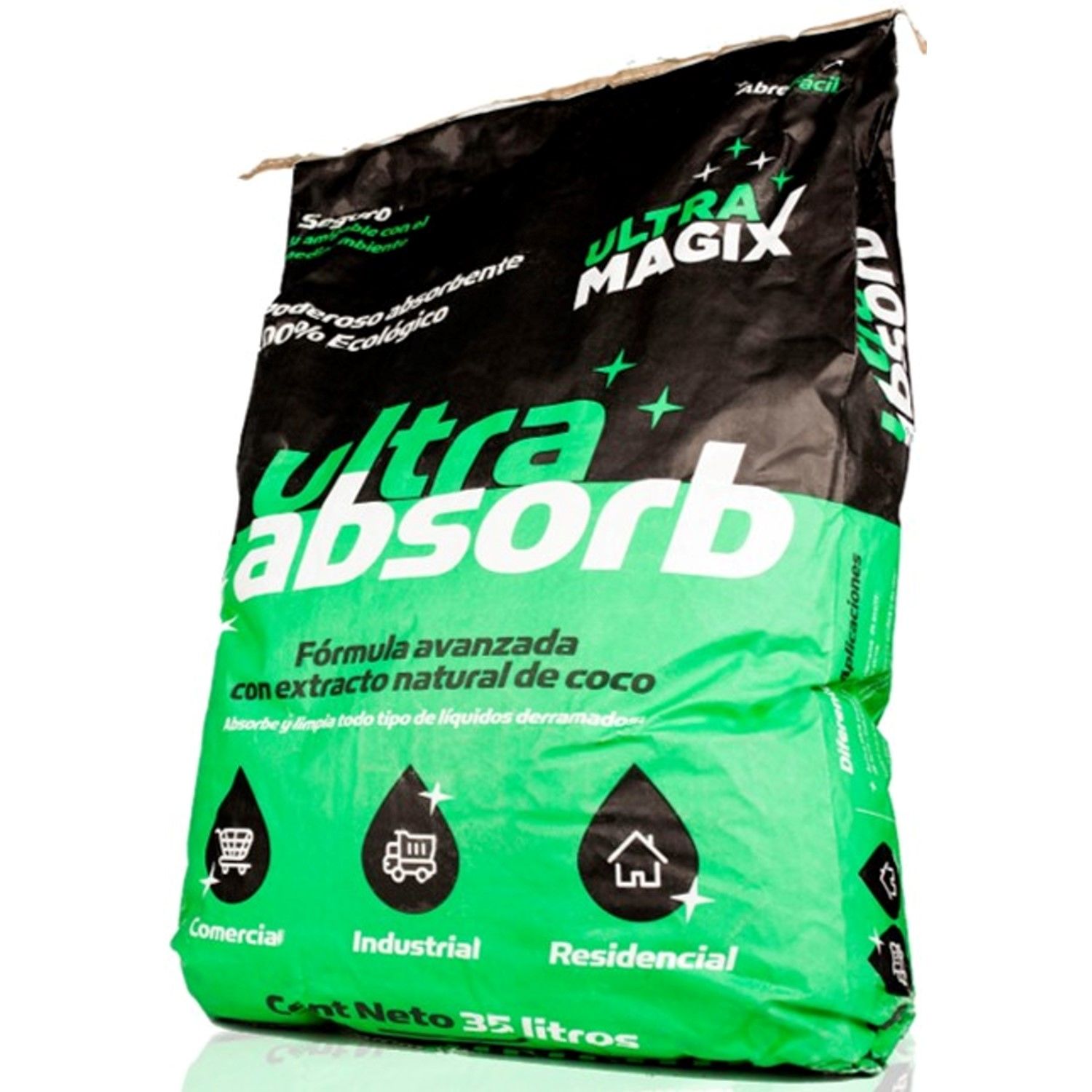ULTRA MAGIX Absorbente Ultra Absorb de 35 litros