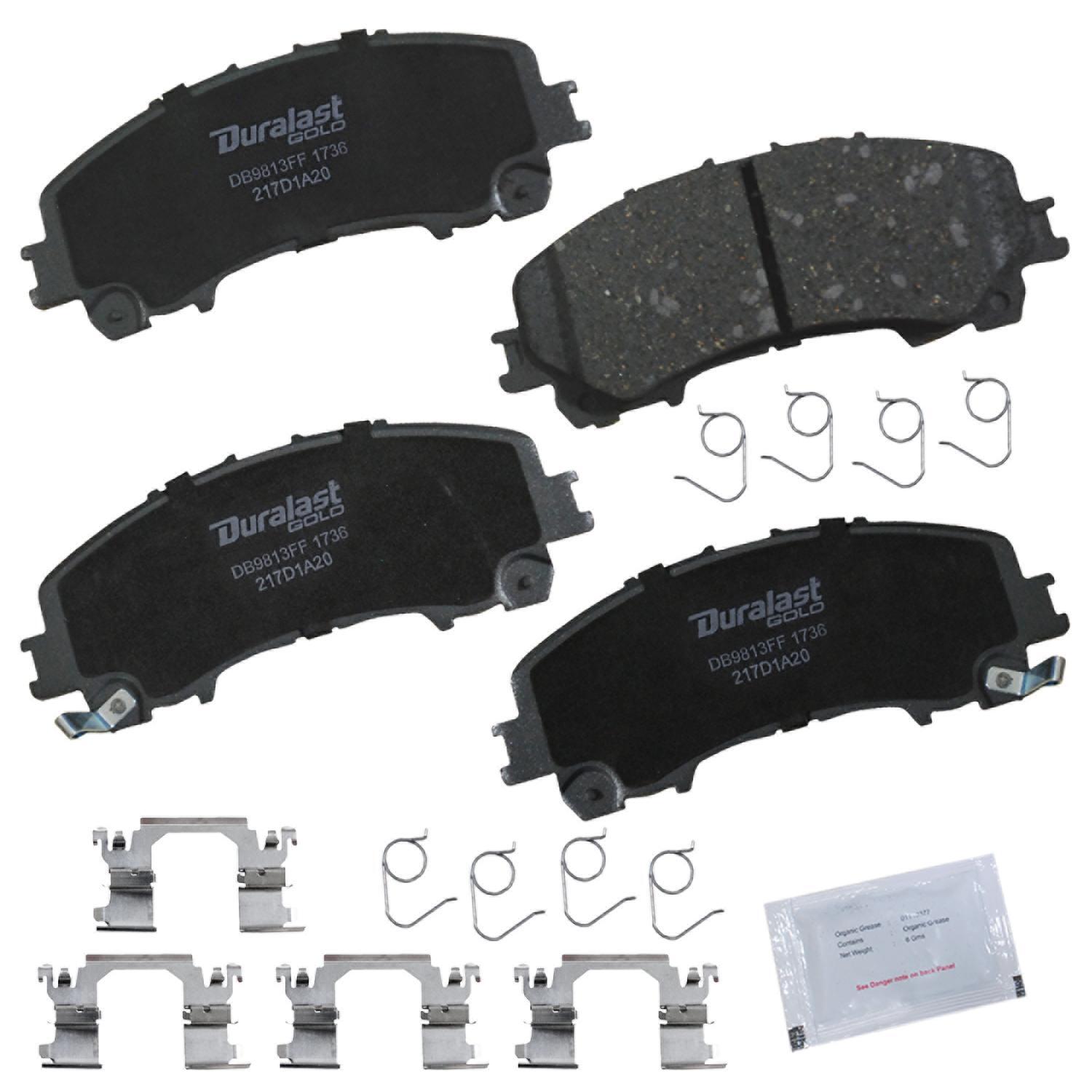 Balatas de Ceramica Duralast Gold DG1736