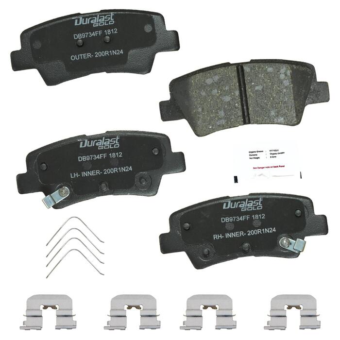 Balatas Semi-Metalicas Duralast Gold DG1812