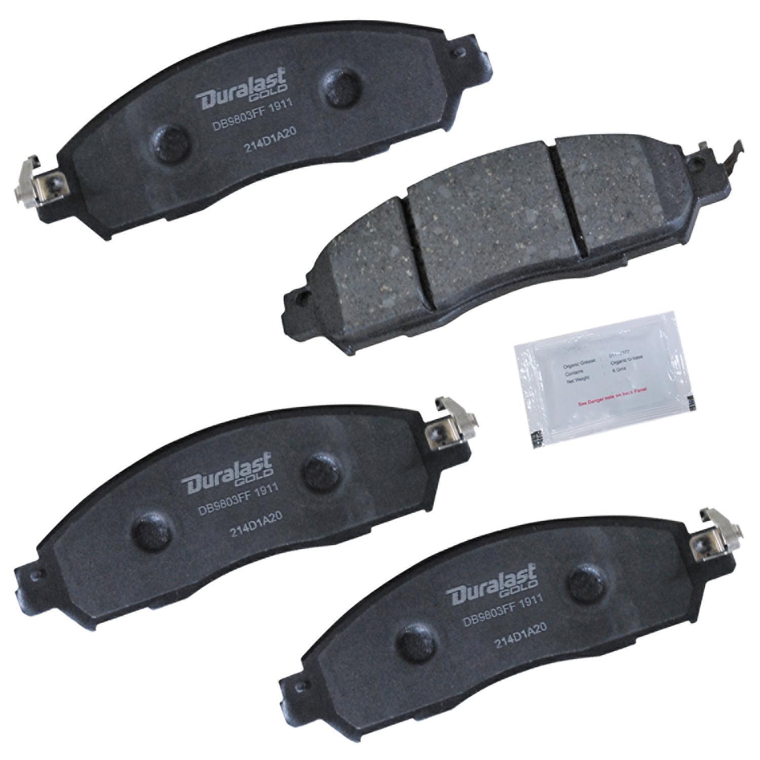 Balatas de Ceramica Duralast Gold DG1911