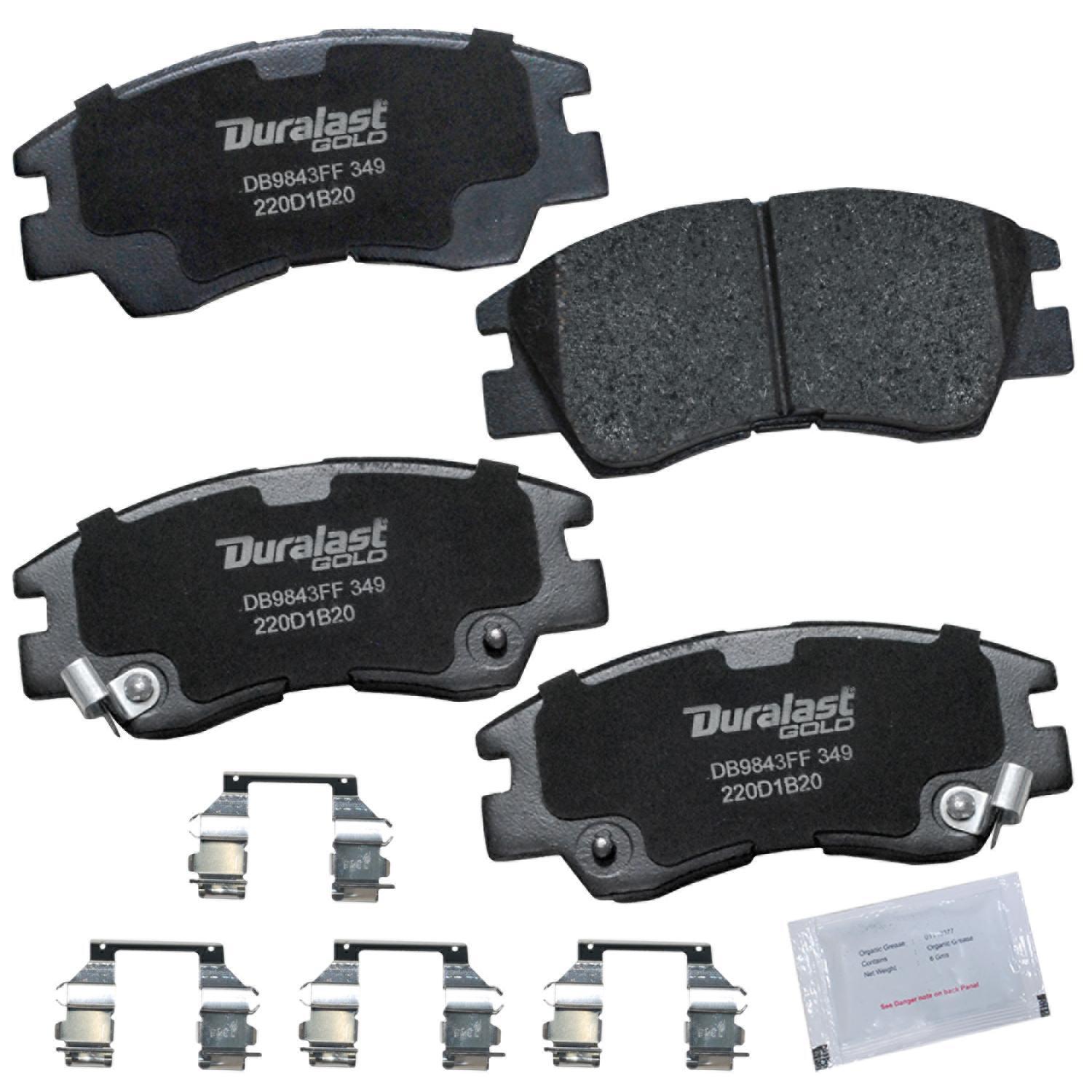 Balatas de Ceramica Duralast Gold DG349