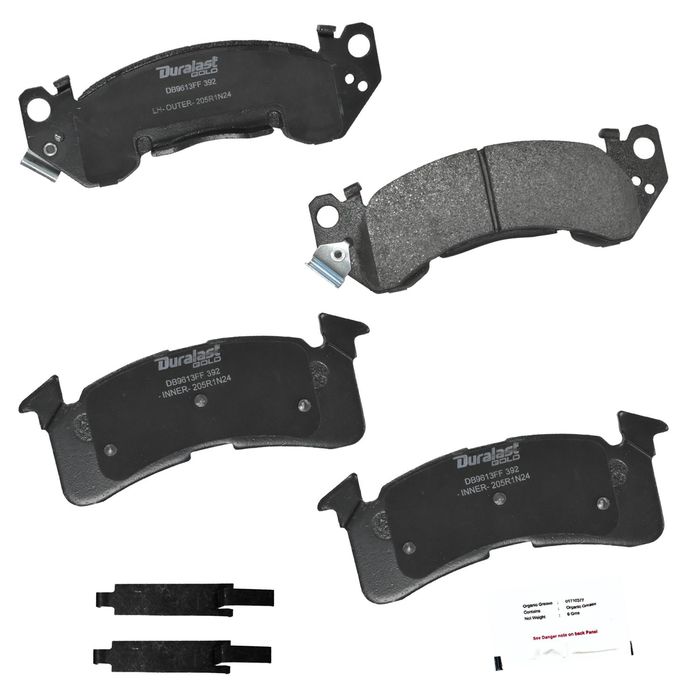 Balatas Semi-Metalicas Duralast Gold DG392