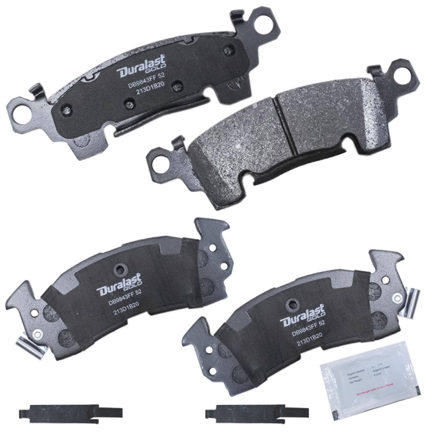 Balatas de Ceramica Duralast Gold DG52