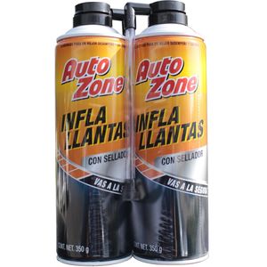 AutoZone Inflador de Neumaticos de 350 Gramos 2 Piezas