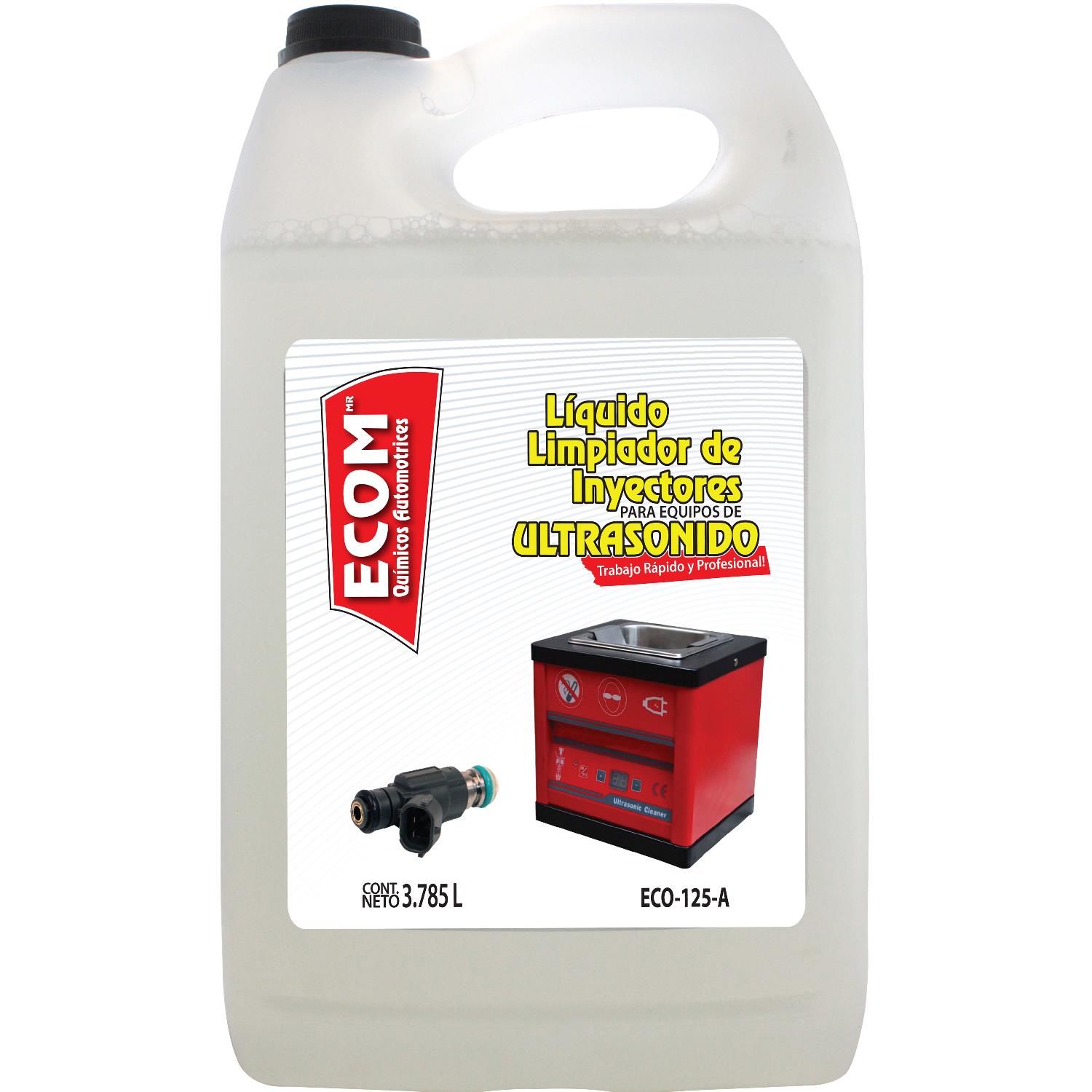 Ecom Limpiador de inyectores de combustible de 3.78 L