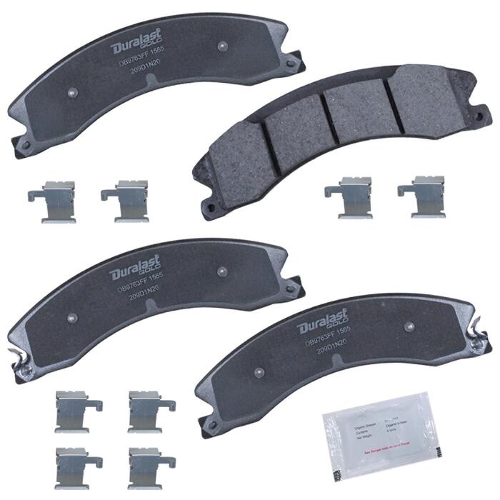 Juego de Balatas de Disco de Ceramica Duralast Gold DG1565