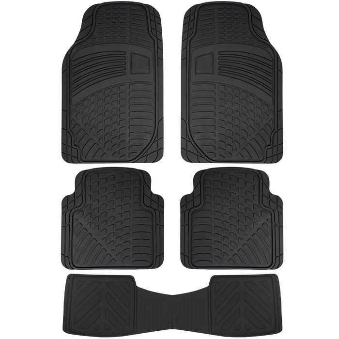 Juego de Tapetes ProElite Negro, 5 Piezas