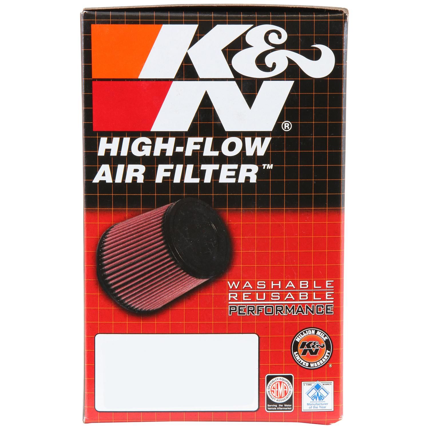 K&N Filtro de Aire Universal con Abrazadera