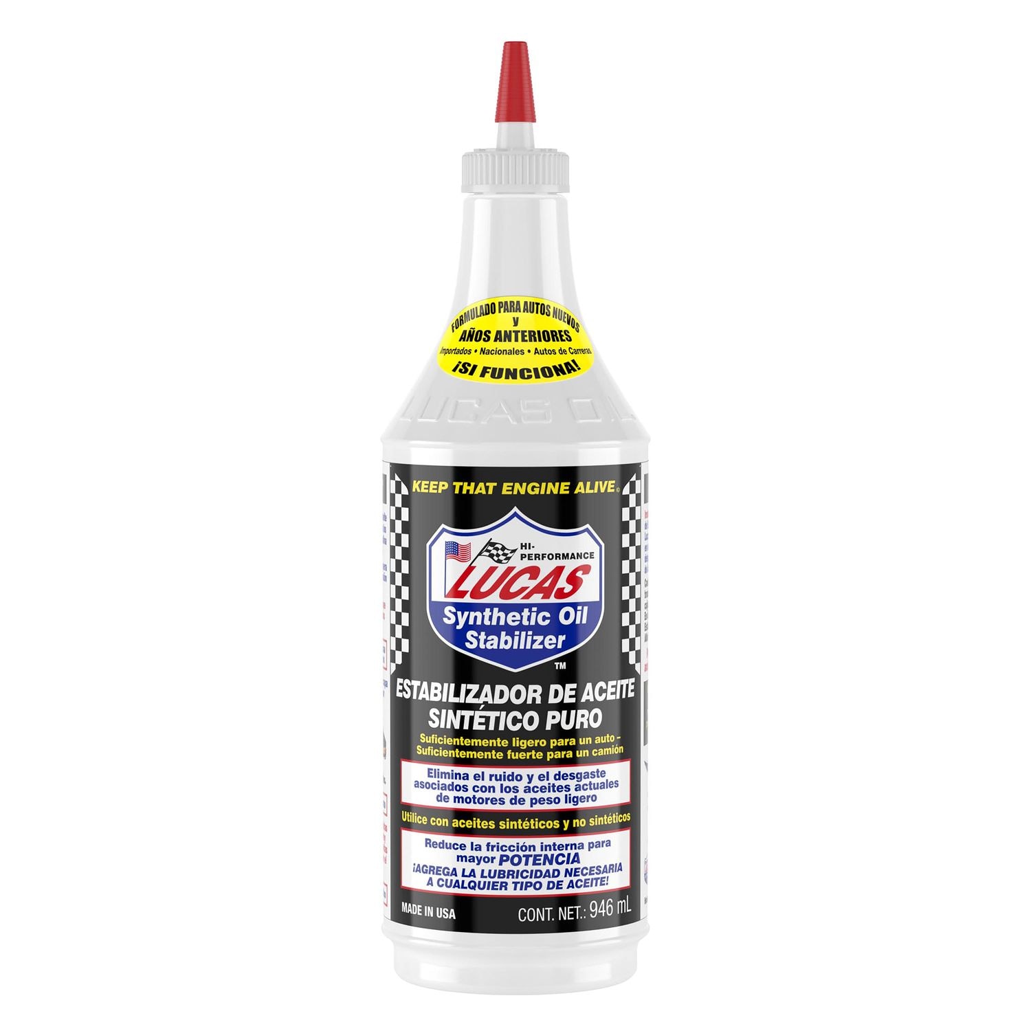 Lucas Oil Tratamiento para aceite sintético de 946 ml