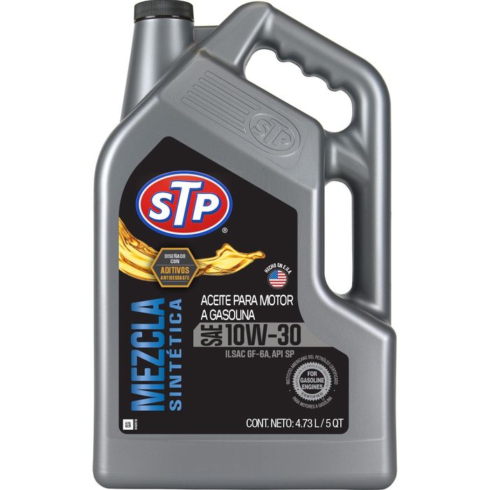 Aceite de Motor Semi Sintetico STP 10W-30 de 5 Cuartos