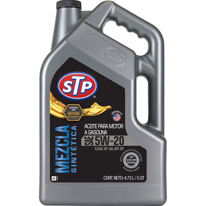 Aceite de Motor Semi Sintetico STP 5W-20 de 5 Cuartos
